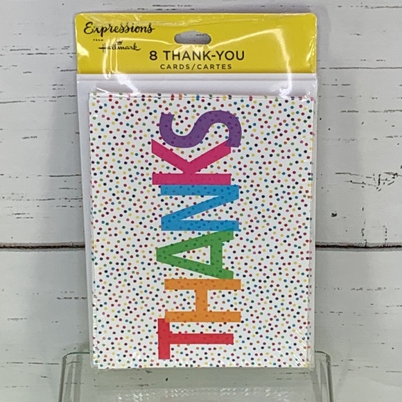 Hallmark | Office | 44 8pk Hallmark Expressions Thanks Note Cards Blank ...